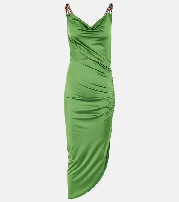 Veronica Beard Biava Beaded Midi Dress