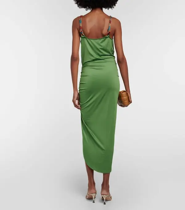 Veronica Beard Biava Beaded Midi Dress