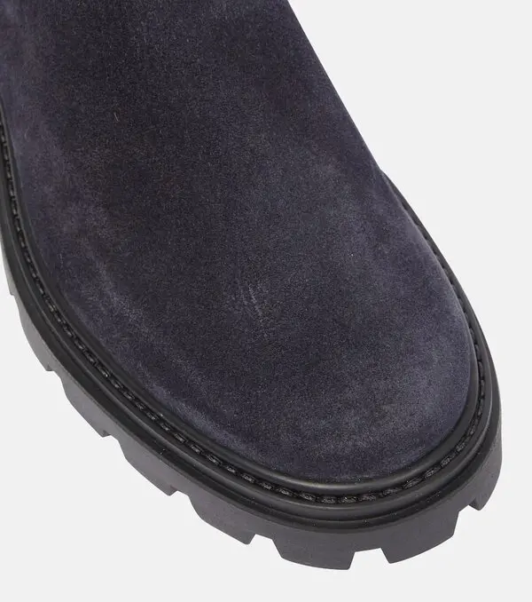 TOD'S Suede Chelsea Boots - Blue