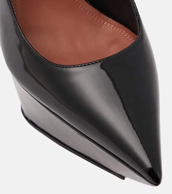 Amina Muaddi Yigit Platform Pumps