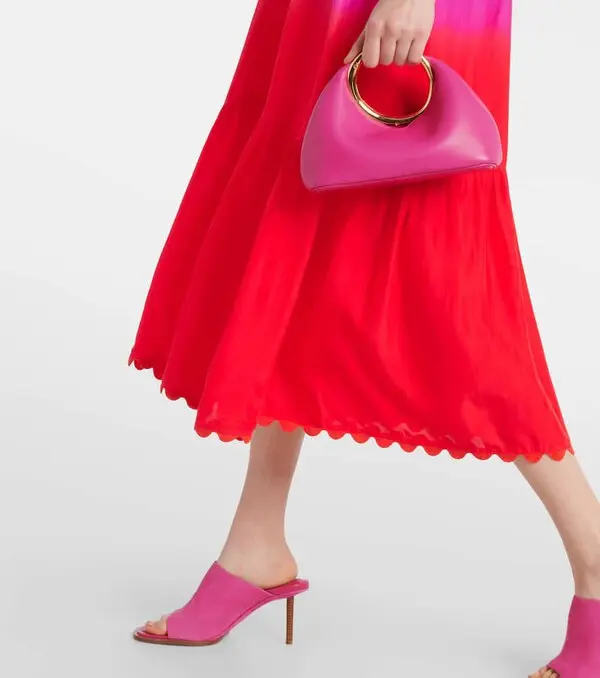 JULIET DUNN Ombre Silk Midi Dress