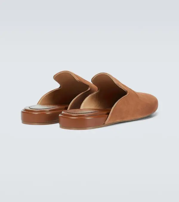 CHRISTIAN LOUBOUTIN Coolito Flat Mules - Brown