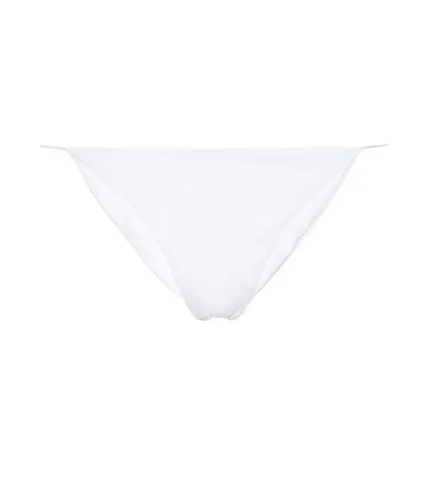 Jade Swim Micro Bare Minimum Bikini Bottom - White