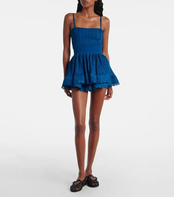 Alaïa Fishnet Ballerina Flats