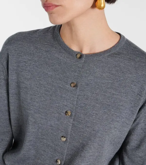 Khaite Jackie Wool Cardigan