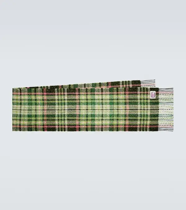 Acne Studios Fringed Checked Scarf - Multicoloured
