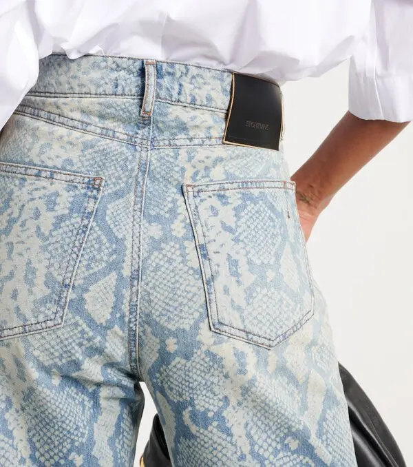 Sportmax Diego Snake-print Jeans