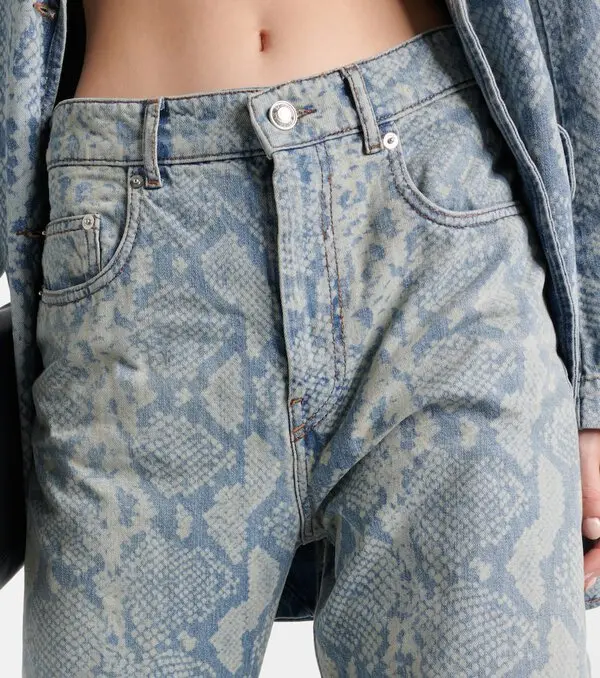 Sportmax Diego Snake-print Jeans