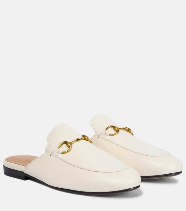 Gucci Princetown Leather Slippers