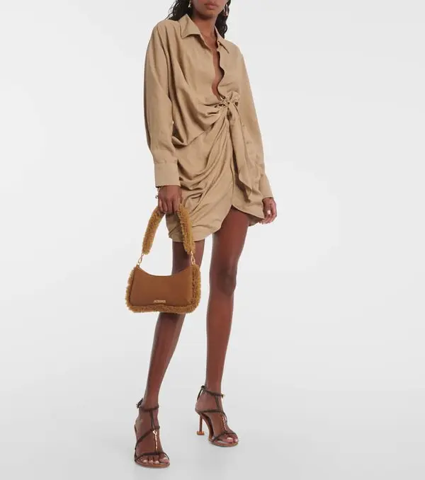 Jacquemus Le Bisou Doux Small Leather Shoulder Bag