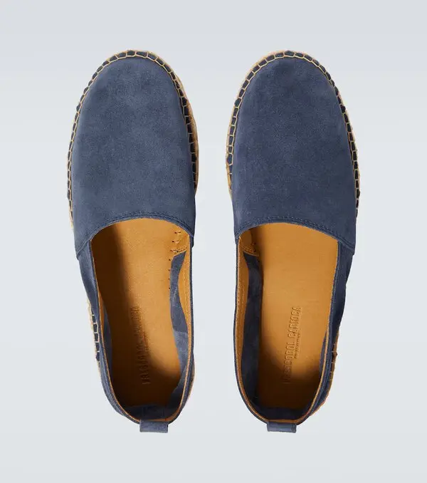 Frescobol Carioca Helio Suede Espadrilles - Blue