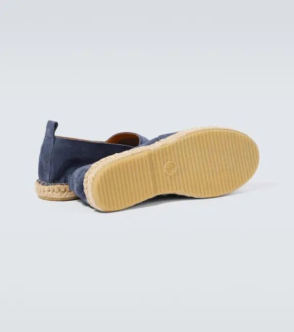 Frescobol Carioca Helio Suede Espadrilles - Blue