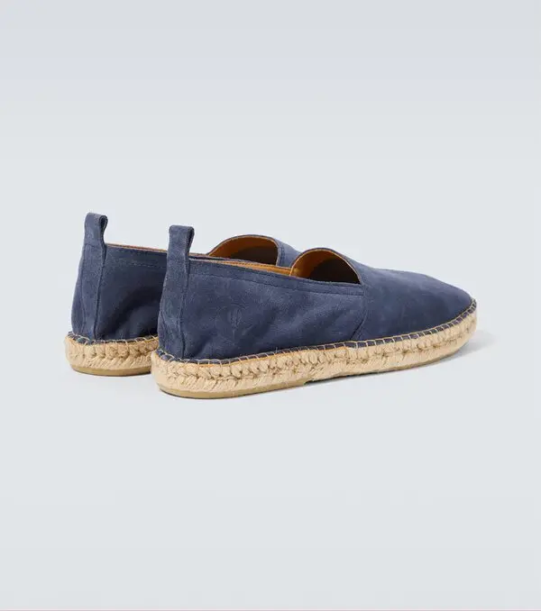 Frescobol Carioca Helio Suede Espadrilles - Blue