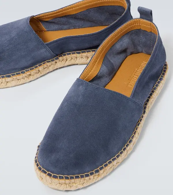 Frescobol Carioca Helio Suede Espadrilles - Blue