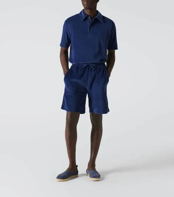 Frescobol Carioca Helio Suede Espadrilles - Blue