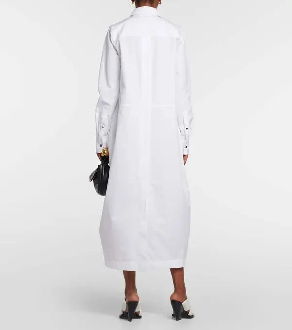 JIL SANDER Cotton Poplin Shirt Dress