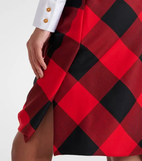 VIVIENNE WESTWOOD Drunken Drape Midi Skirt