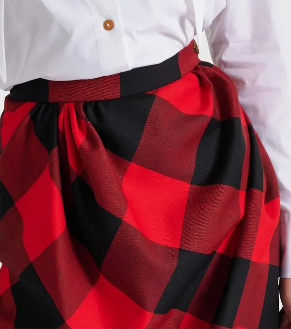 VIVIENNE WESTWOOD Drunken Drape Midi Skirt