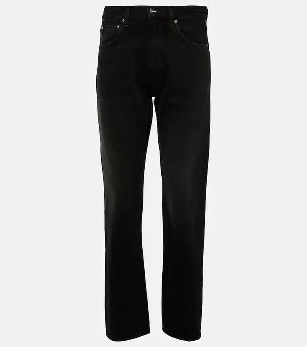 TOTEME Mid-rise Cropped Jeans - Black