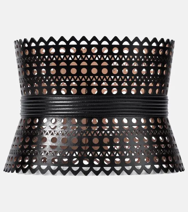 Alaïa Vienne Leather Corset Belt