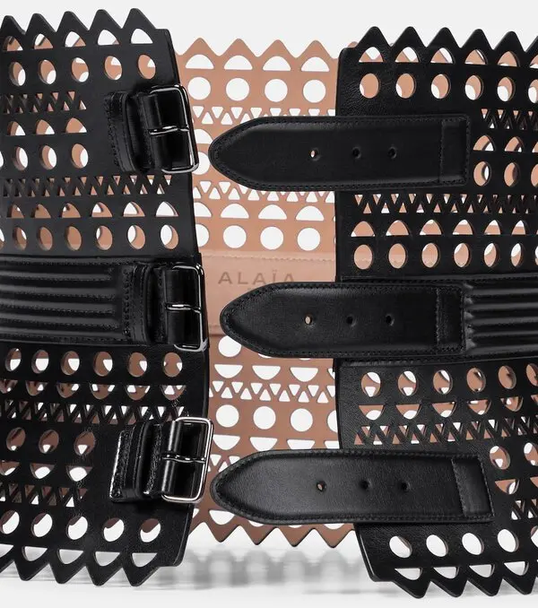 Alaïa Vienne Leather Corset Belt