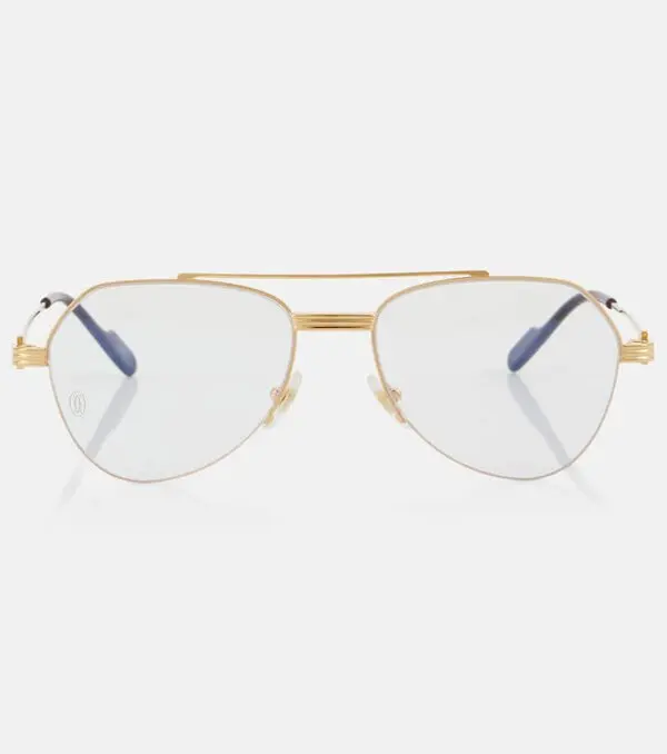 Cartier Premiere Aviator Glasses - Gold