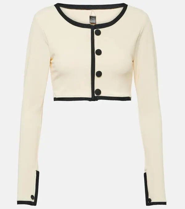 SAME The Grace Cropped Rashguard - White