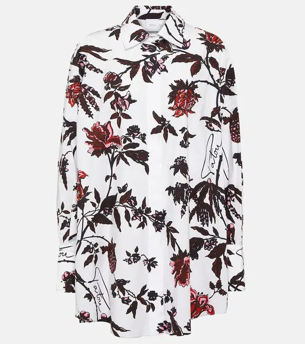 PATOU Cotton Shirt - Brown