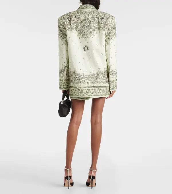 Zimmermann Matchmaker Printed Linen Blazer