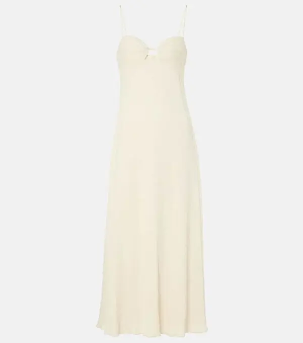 Johanna Ortiz Cutout Maxi Dress - White