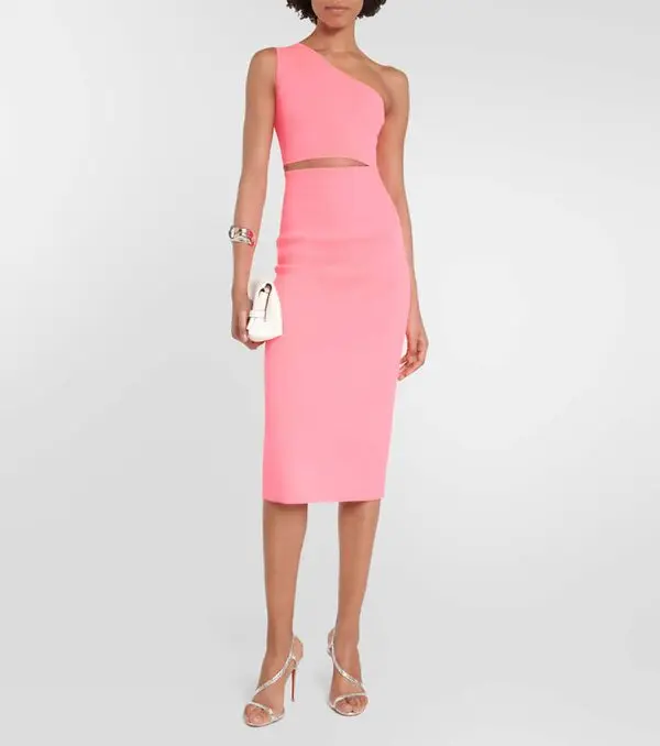 Victoria Beckham Vb Body One-shoulder Cropped Top