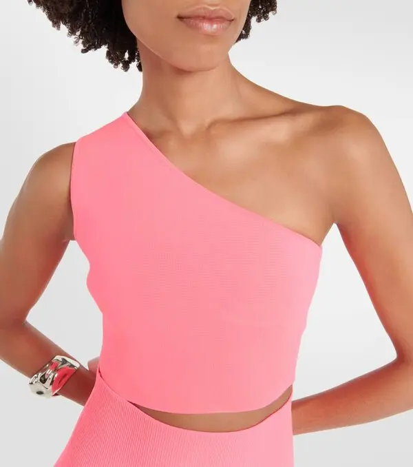 Victoria Beckham Vb Body One-shoulder Cropped Top