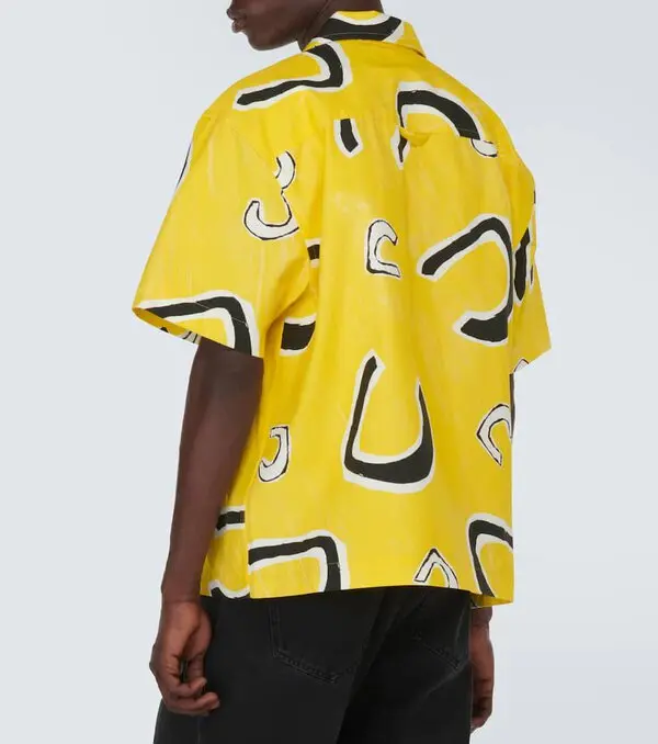 Jacquemus Jean Printed Cotton Bowling Shirt - Multicoloured
