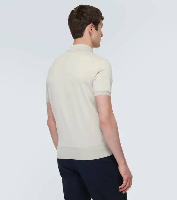 TOM FORD Wool Polo Shirt - Grey