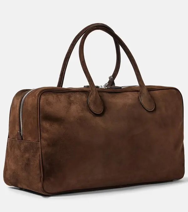 Magda Butrym Brigitte Large Suede Duffel Bag - Brown