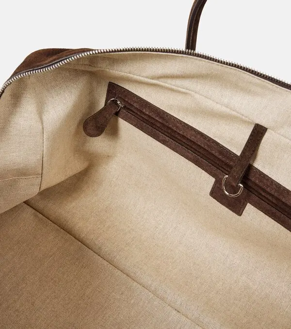 Magda Butrym Brigitte Large Suede Duffel Bag - Brown