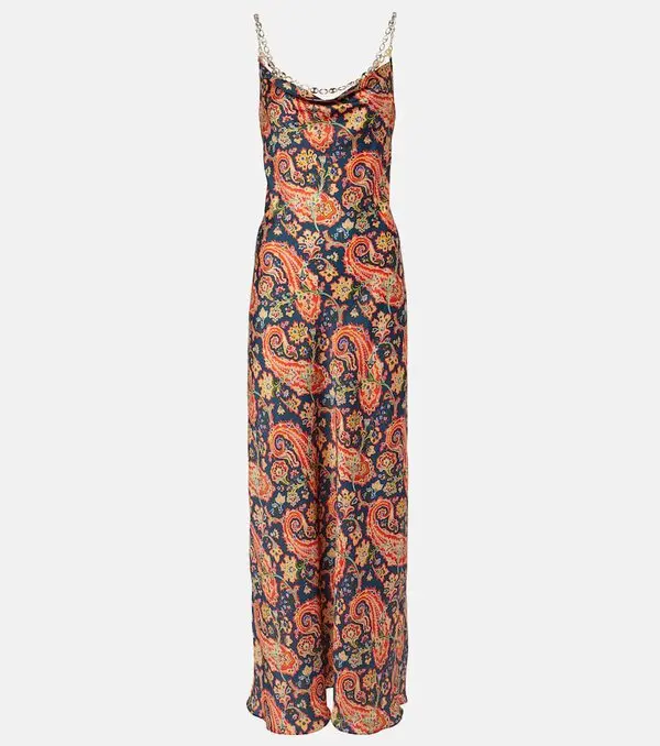 Rabanne Paisley Printed Maxi Dress - Multicoloured