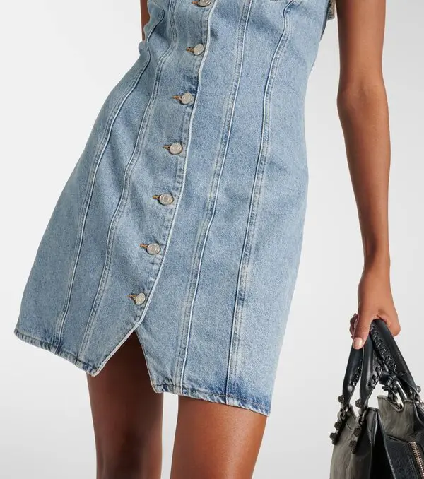 AGOLDE Trina Denim Minidress