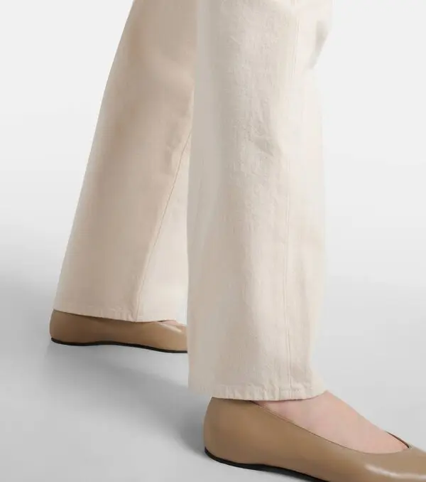 TOTEME High-rise Wide-leg Jeans