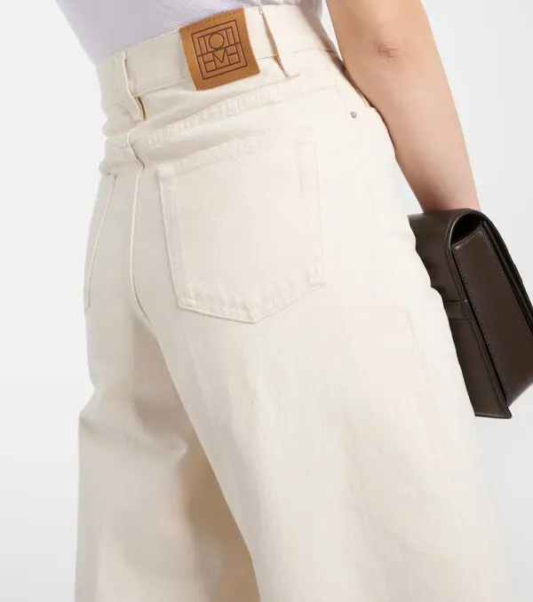 TOTEME High-rise Wide-leg Jeans