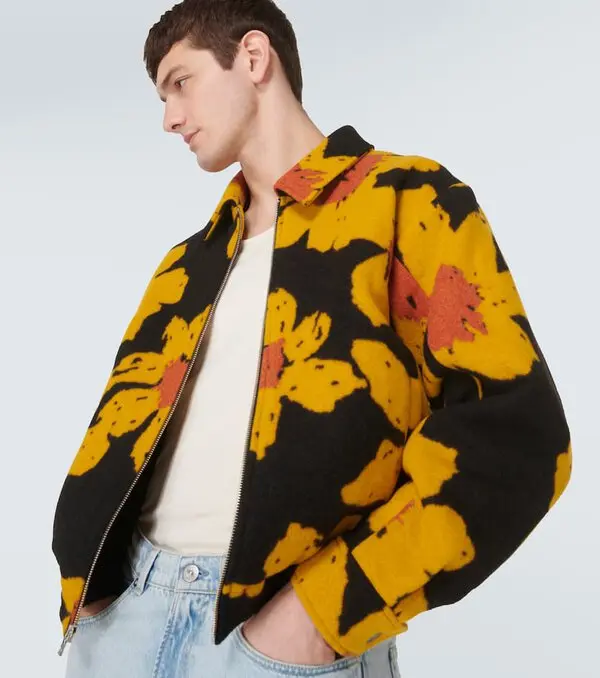 THE ELDER STATESMAN Senna Bomber Jacket