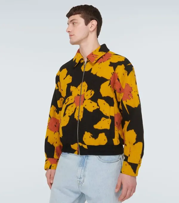 THE ELDER STATESMAN Senna Bomber Jacket