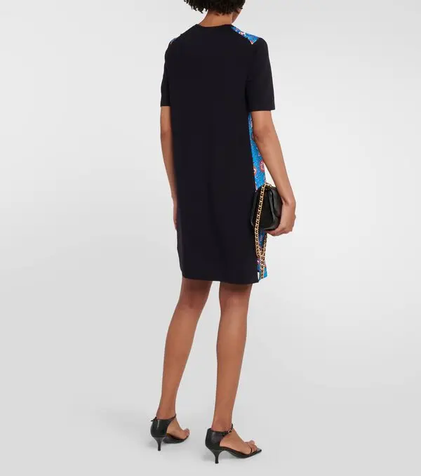 Tory Burch Silk And Wool Mini Dress