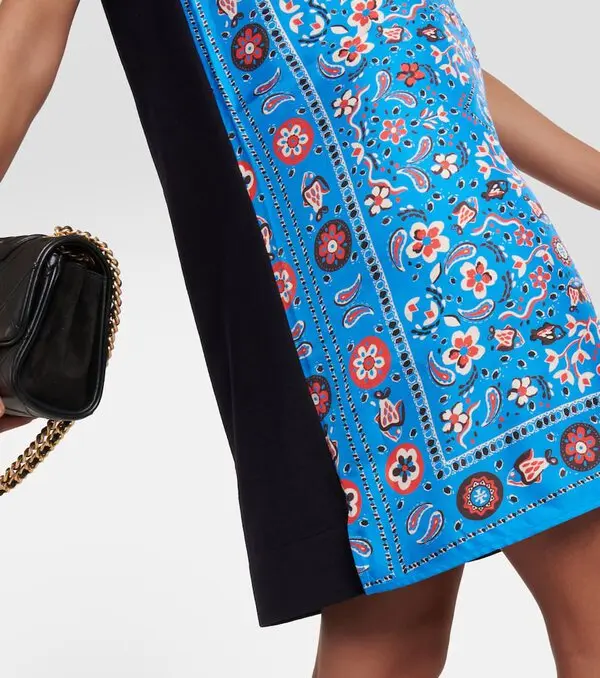 Tory Burch Silk And Wool Mini Dress