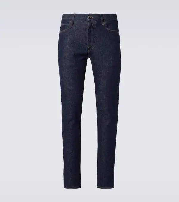 Loro Piana Quarona Mid-rise Slim Jeans