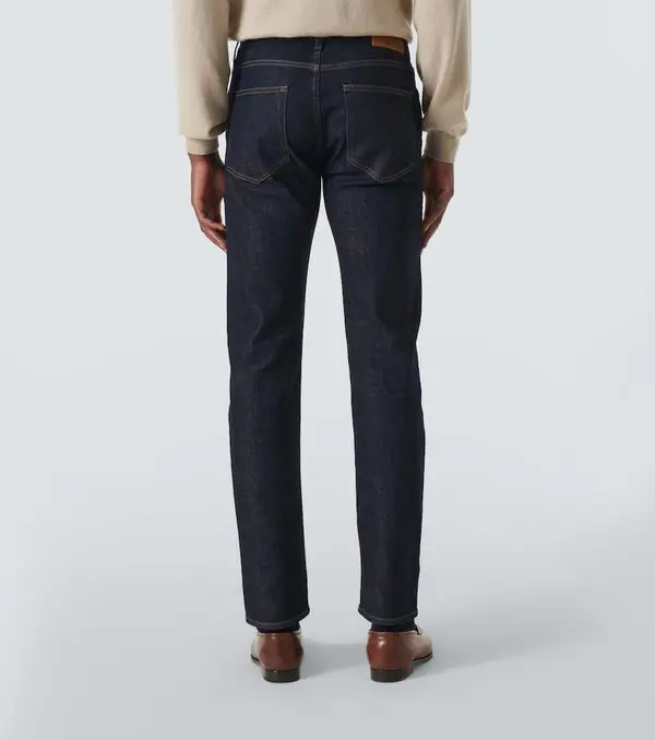 Loro Piana Quarona Mid-rise Slim Jeans