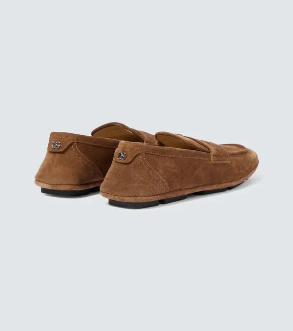 Dolce & Gabbana Suede Penny Loafers