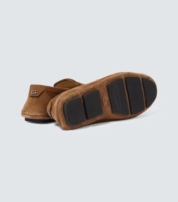 Dolce & Gabbana Suede Penny Loafers
