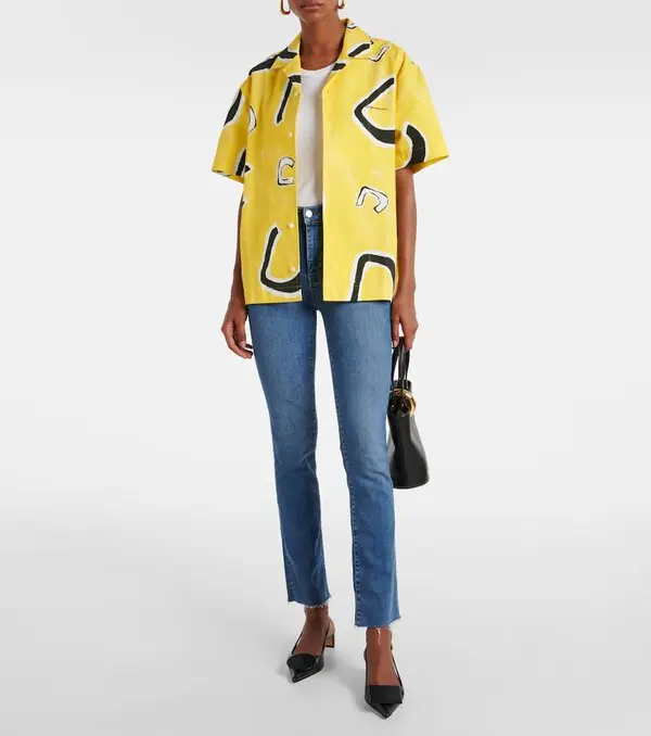 FRAME Le High Straight Slim Jeans