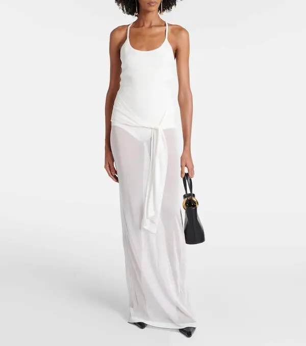 Jacquemus La Robe Maille Nodo Gown